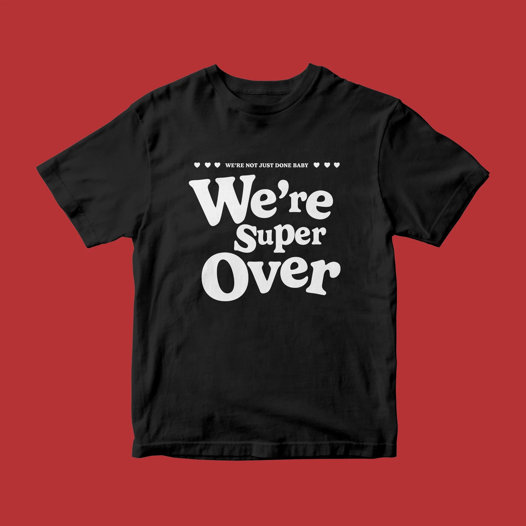 Super Over Type Tee - Black – Leah Kate Official Merch